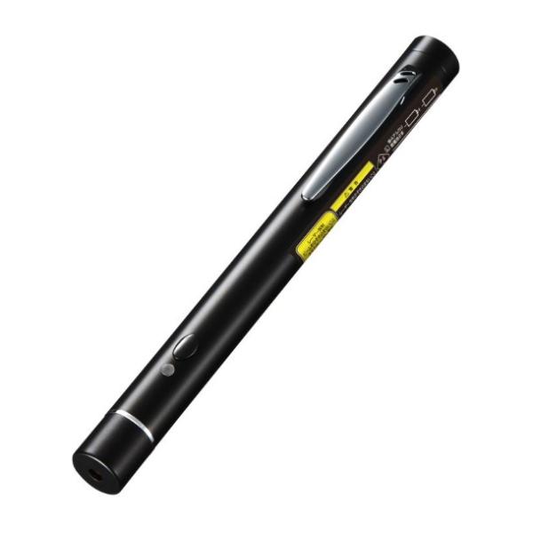 プレゼンの際、サッと取りだせ、手になじんで持ちやすいペン型タイプのレーザーポインターです。適度な重さの上質素材、真鍮製のレーザーポインターです。通常使われている一般的な単四乾電池式で、連続照射30時間と経済的です。赤色の光線を約100m先ま...