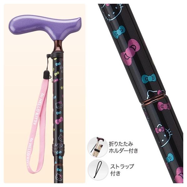 こんな方にかわいい杖をお探しの方に！キティちゃんがいっぱいのステッキです。 持ち手もパープルで女性らしいデザイン。ちょっぴりエレガントなキティがいっぱい！ 特長・可愛いハローキティの杖。・握りやすいスリムネック構造。・ハローキティオリジナル...