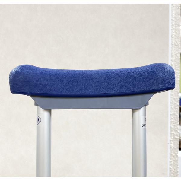 松葉杖用脇当て（青） R-13-11（YS-32Dヨウ）　1個