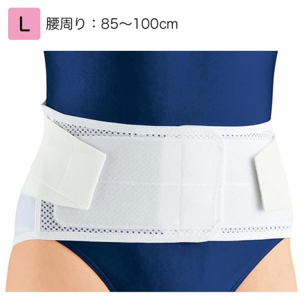 ムレにくい素材で、涼しく快適に●目の粗いメッシュ素材により年間を通じてムレにくく、快適な装着が可能です。●ハリのある硬質なメッシュ素材により、必要な固定力を確保しています。●体の動きにフィットする2本の背部ステーが支持性を向上させます。※ソ...