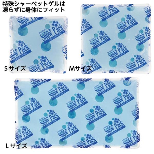 オールマイティにお使いいただけるアイシング用冷却剤  特殊シャーベットゲルは凍らずに身体にフィット。エンボス加工フィルムでソフトな肌触り。 使いやすい３サイズ。 繰り返しご使用いただけます！アイシングに、　発熱時に、打撲・捻挫・肉離れなどに...