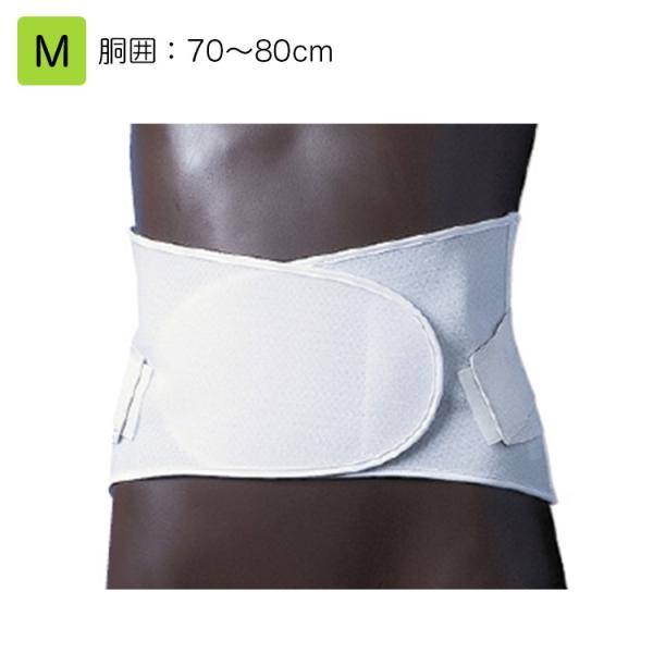 ●二重固定式でメッシュタイプのステー入り腰部固定帯です。●背部のアルミステーを曲げることができ、フィット感が向上します。伸縮性、フィット性、支持性に優れています。 サイズMサイズ適用範囲（胴囲）：70〜80cm ※２つのサイズに該当する場合...