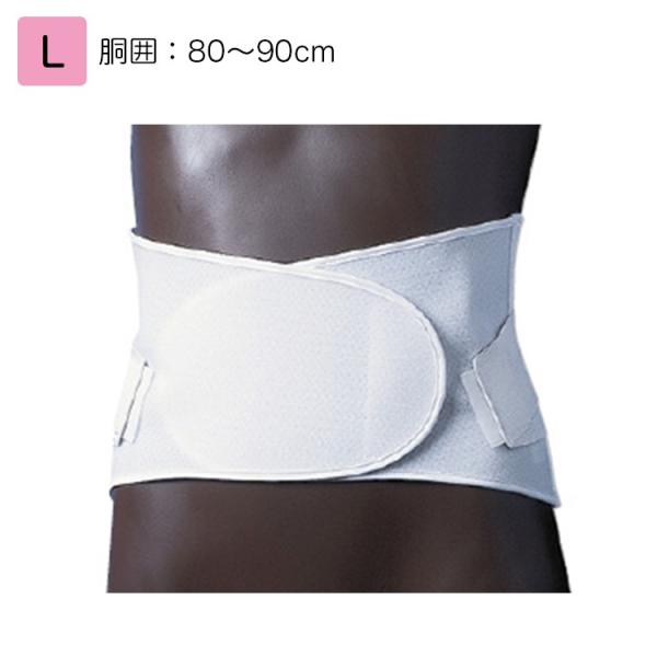 ●二重固定式でメッシュタイプのステー入り腰部固定帯です。●背部のアルミステーを曲げることができ、フィット感が向上します。伸縮性、フィット性、支持性に優れています。 サイズLサイズ適用範囲（胴囲）：80〜90cm ※２つのサイズに該当する場合...