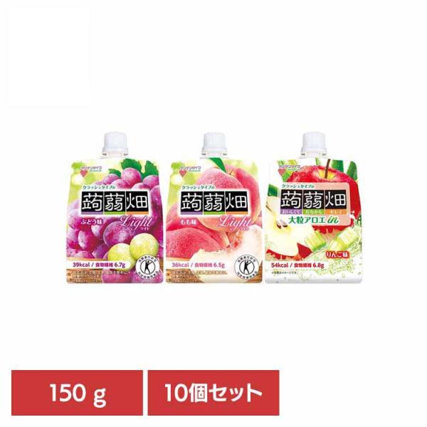 （検索用：蒟蒻畑・ゼリー・パウチ・こんにゃく・食物繊維・ヘルシー・おやつ・果物・マンナンライフ・食感・特定保健用食品・4902738510058・4902738501018・4902738501025）[翌日優良配送対象商品に関しまして]下...