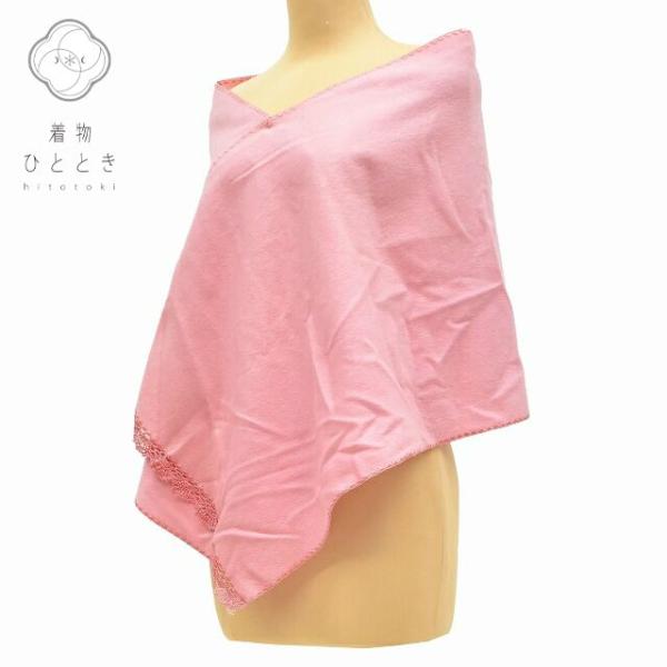 ショール 着物 リサイクル着物 着物 和装 ショール ストール 着物 ウール ピンク系 kka7471c着物 和装 ショール ストール リサイクル 中古 ウール kka7471c★説明ピンクの地にレースを用いたショールです。★全体ランク　A...