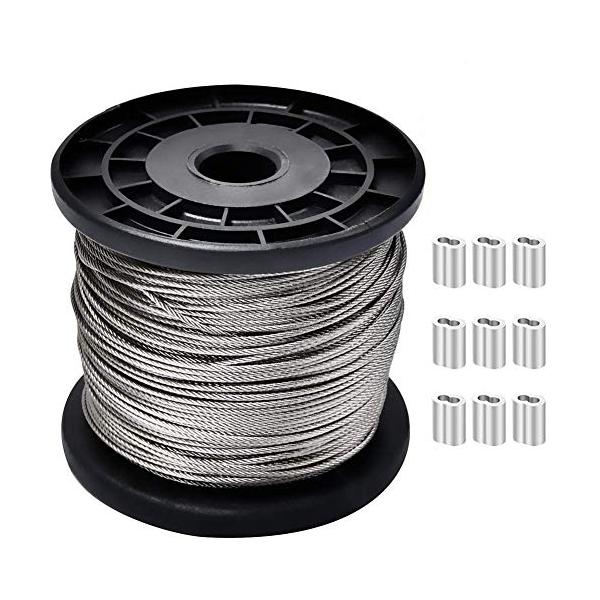 -/2mmx30m+30個スリーブ/2mmx30m+30個スリーブ・Model:2mmx30m+30個スリーブ・パッケージ個数:20・ワイヤロープ材質SUS304ステンレスワイヤーは、耐食性、耐熱性、耐久性など、鉄鋼に比べて優れた磁性を有し...