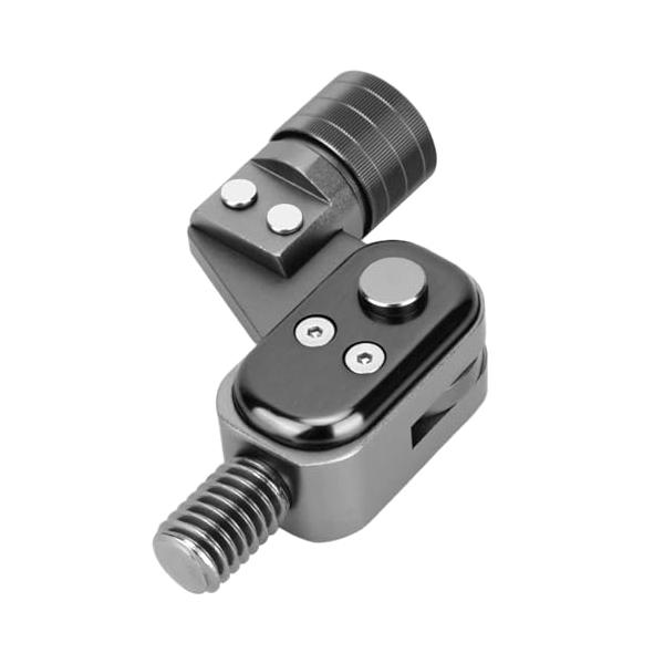 コンパクトガンメタ色/85*53mm/FSD-05-GRAY・Color:ガンメタ色・最新タイプ：新型タモジョイントは、持ち運びが容易で、高い強度と耐久性を兼ね備えたランディングネット用の革新的なジョイントです。コンパクトなデザインでランデ...