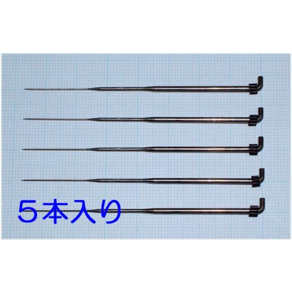 ◎ひつじクラブで販売している「極細０４５針」です。◎製造元：オルガン針株式会社。◎詳しい仕様は、下記の表をご参照ください。（全長：７８ｍｍ）◎別途１０本入りも販売しています。◎針の太さの識別用に「黒色の輪」を付けています。（取り外し可能です...