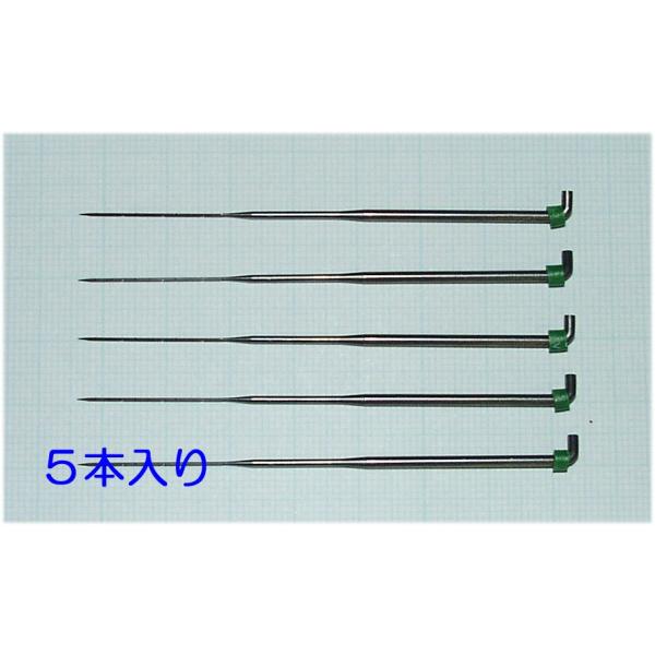 ◎ひつじクラブで販売しているフェルティングニードルの仕上げ用細針です。◎クロバー製　レギュラー針　同等品◎製造元：オルガン針株式会社◎別途、１０本入りも販売しています。◎針の太さの識別用に「緑色の輪」を付けています。（取り外し可能です。）◎...