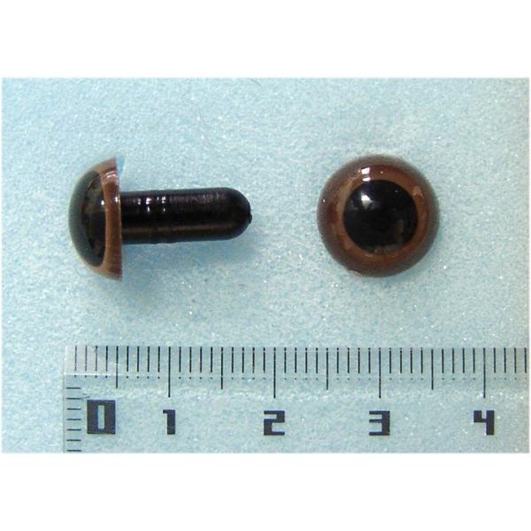 ◎クリスタルアイ（ブラウン）１２ｍｍ１０個入りでの販売です。◎一般的は樹脂製です。◎手芸用ボンド・木工ボンドで接着します。◎定形外郵便にて、発送の予定です。