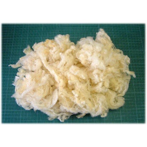 ★在庫に関しては、その都度、お問い合わせください。　（入荷量が少ないために、別途在庫管理をしています。◎ひつじクラブで販売しているピンクッション用羊毛です。◎ピンクッションの中身、フェルト羊毛に使えます。◎５０ｇ単位の量り売りです。◎羊毛の...