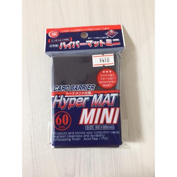 Hyper MAT MINI60枚入りSIZE 62×89mmProtects andcardsHightest clearness and durabilityEmbossing finishAcid free/PVC発売元：KMC