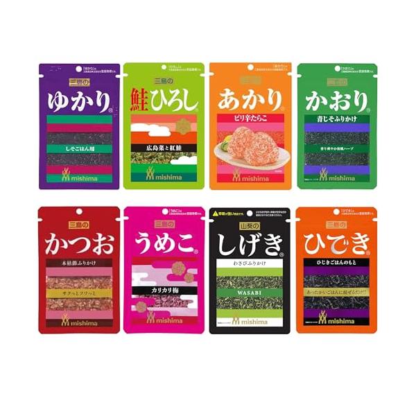 「商品情報」商品の説明三島食品のふりかけと混ぜご飯の素を詰め合わせたセット商品です。 ごはんにかける、または混ぜ込むといった使い方で、日々の食事に手軽に取り入れることができます。 いずれもごはんとの相性を考えた味付けで、朝食やお弁当、おにぎ...