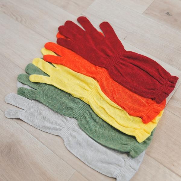 ゴム手袋の匂いがイヤ、ゴム手袋が手に張り付いて脱げない。いろいろな不満を解消するエコ手袋。 水産加工場で使われている手袋を、毎日の炊事でゴム手袋がかかせない方の為に手袋屋さんの ３代目がより使いやすく可愛くアレンジしたエコ手袋です. かさね...