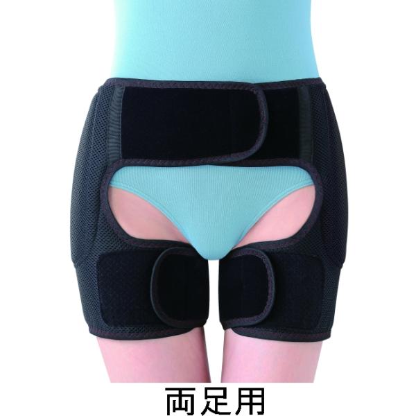 【デラックス股関節ベルト 両足用】整体師が考案した股関節を正しい位置にサポートする股関節サポーター。正しい位置にピタッと固定します。ズレにくい特殊カーブ設計で、締め付けずに固定する歩き上手な股関節ベルトです。3層構造の肉厚パッドと太ももサポ...