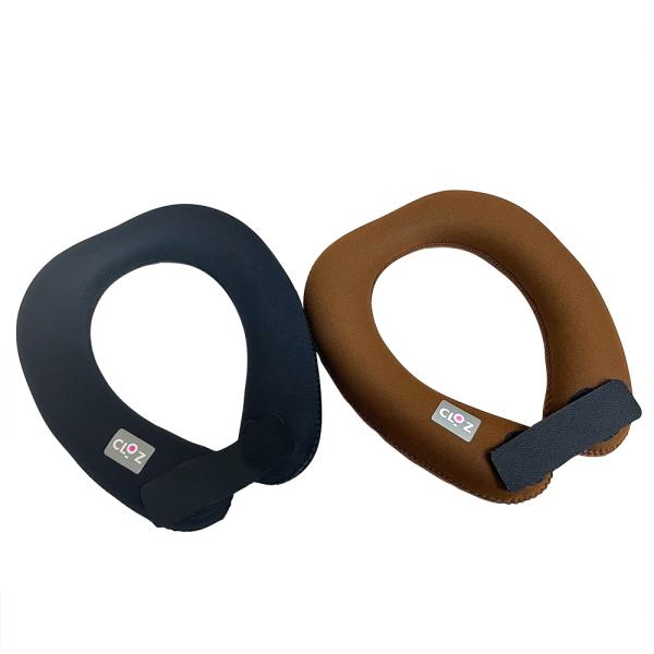 【クロッツ やわらか湯たんぽ エアタイト 肩用タイプ】やわらかな肌触りそのままに、電子レンジで温めるだけで手軽に使用できる湯たんぽです。極寒の冬の海にも入れるほどの高い断熱力と保温力もつウェットスーツ用の生地「クロロプレンゴム」に、肌触りの...