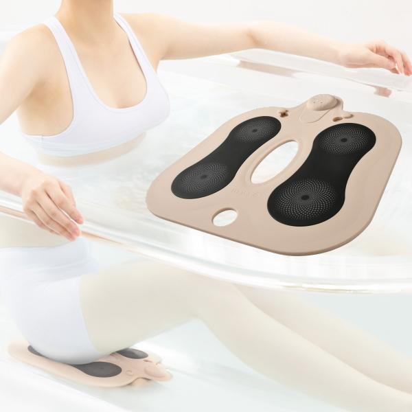 【ヤーマン ミーゼ スパトレーナー】お風呂の中でお尻や太ももなど下半身のトレーニングができるシート型EMS器。■下半身の筋肉に効果的にアプローチ！ヒップを中心に下半身全体が鍛えられます。もちろん、腕や背中にも使うことができるので、全身ケアも...