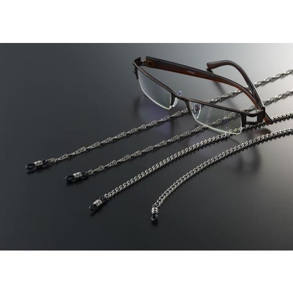 【純チタン眼鏡チェーン】職場やご家庭、アウトドアで活躍！意外と無かったおしゃれな純チタン製メガネチェーン！アジャストのシリコンゴム以外は全て純チタン製。使いやすい70cmサイズ。人気の定番カット「喜平チェーン」と、センスの良さが光る「スクリ...
