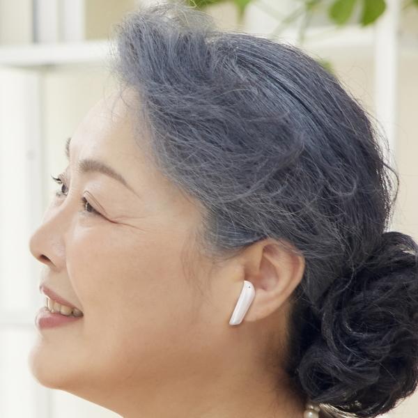 【集音器 クリアーサウンドF CS-F01】■スタイリッシュ＆ファッショナブル！スタイリッシュなデザインで集音器を装着していることを感じさせません。■クリアな音声！ノイズキャンセリング機能を搭載し、必要な音がクリアに聴こえます。■左右独立音...