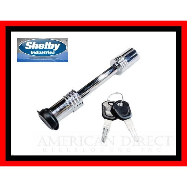 ■Shelby Industries(シェルビーインダストリーズ)社製 汎用 トレーラーヒッチピン/鍵付き/盗難防止 1/2インチ(直径/約12mm)です。ロックキー(鍵)が付属で2本付いておりますのでもしの時も心配無用です。エクスプローラ...