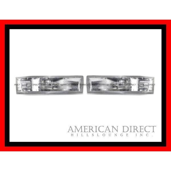 ■純正タイプのパークシグナル 左右2個セットです。レンズ部の『黄ばみ』、『水漏れ』等でお困りではありませんか？US車に限らず、外国車の純正レンズは日本車ほど水漏れや湿気に対して対策がなされておらず、劣化しやすいのです。バルブ等は付属致しませ...