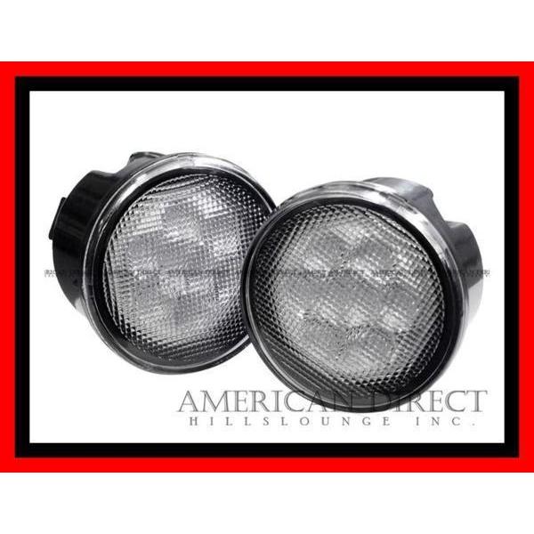 ■07y- ラングラー LEDパークシグナル クリアです。レンズ内に8個のオレンジLEDが組み込まれたパークシグナルです。装着するとお車がすっきりした印象になります。ハイフラキャンセラー用の抵抗は組み込まれておりません。■適合車種・2007...