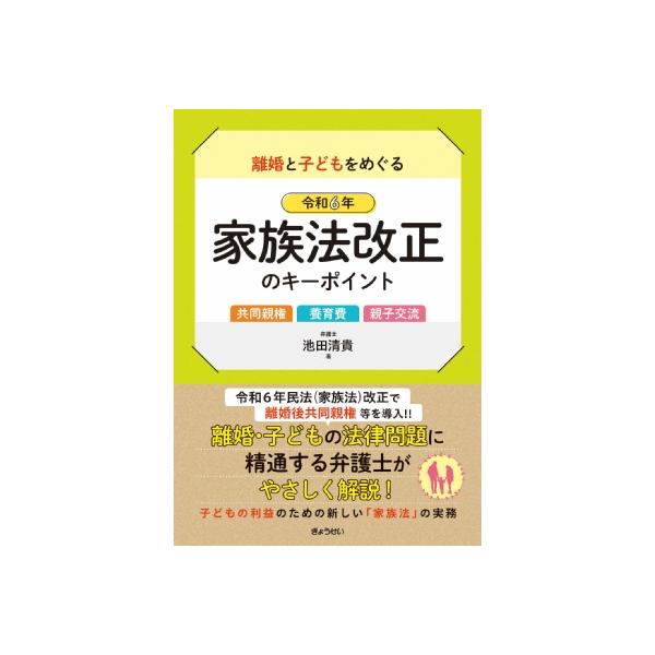発売日:2025年02月 / ジャンル:社会・政治 / フォーマット:本 / 出版社:ぎょうせい / 発売国:日本 / ISBN:9784324114803 / アーティストキーワード:池田清貴 内容詳細:令和６年民法（家族法）改正で離婚後...