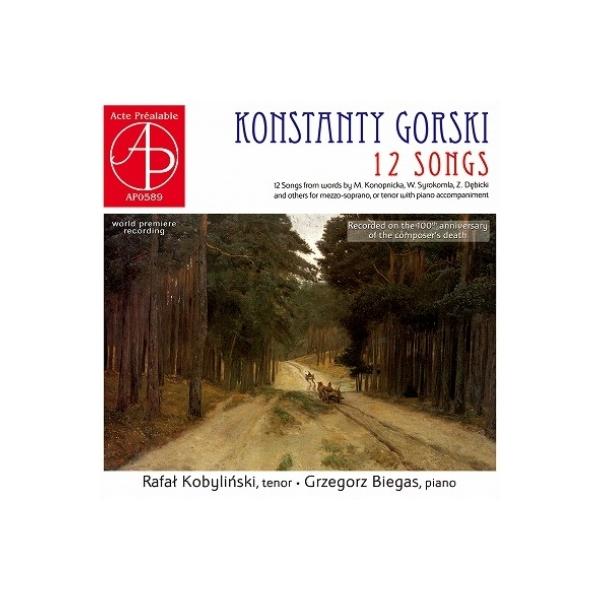 発売日:2025年10月31日 / ジャンル:クラシック / フォーマット:CD / 組み枚数:1 / レーベル:Acte Prealable / 発売国:Europe / 商品番号:AP-0589 / アーティストキーワード:Gorski...