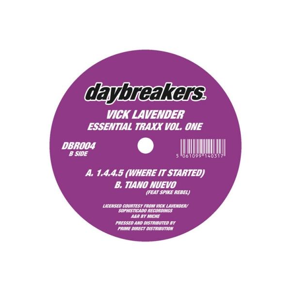 発売日:2026年01月23日 / ジャンル:ダンス＆ソウル / フォーマット:12in / 組み枚数:1 / レーベル:Daybreakers / 発売国:USA / 商品番号:4 / アーティストキーワード:Vick Lavender