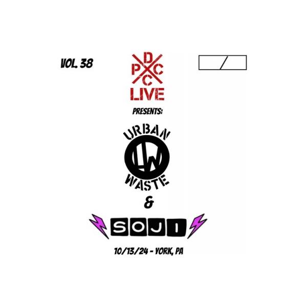 発売日:2026年03月06日 / ジャンル:ロック / フォーマット:LP / 組み枚数:1 / レーベル:Dcxpc Live / 発売国:USA / 商品番号:38 / アーティストキーワード:Urban Waste &amp; Soji
