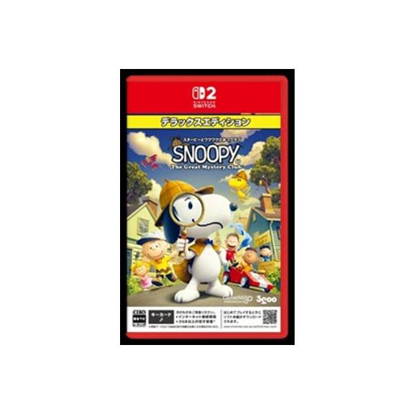発売日:2026年05月14日 / ジャンル:ゲーム  / フォーマット:GAME / レーベル:3goo / 発売国:日本 / 商品番号:POTPABMLD / タイトルキーワード:スヌーピーとワクワクひみつクラブ　デラックスエディション...
