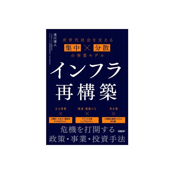 発売日:2026年06月 / ジャンル:ビジネス・経済 / フォーマット:本 / 出版社:日経bp出版センター / 発売国:日本 / ISBN:9784296208432 / アーティストキーワード:浅川博人 内容詳細:　日本のインフラが転...