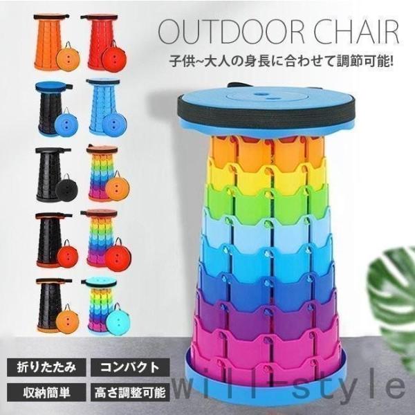 仕様商品名：アウトドアチェア素材：ABS+プラスチックサイズ：45X25cm収納サイズ：6.5X25CM高さは6.5cmから45cmまで自由に調整できます。?組み立て簡単、持ち運びも自由自在。?野外フェスやキャンプ、旅行や出張にも大活躍！?...