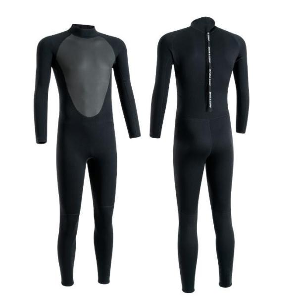 ウェットスーツ 5mm メンズ ダイビングスーツ サーフィン フルスーツ 長袖 長ズボン 上下一体型 水着 男性用 マリンスポーツ 保温 水泳 バックジップ ウエットスーツ 保護スーツ 潜水服 川遊び 海水浴 ビーチ ウォータースポーツ 海...
