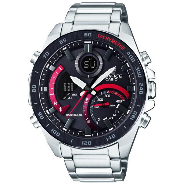 カシオ CASIO エディフィス EDIFICE Bluetooth搭載 ソーラー クロノグラフ スマートフォンリンクモデル 腕時計 ECB-900DB-1ADR  商品仕様：(約)H51.5×W48×D13.9mm(ラグ、リューズは除く)...