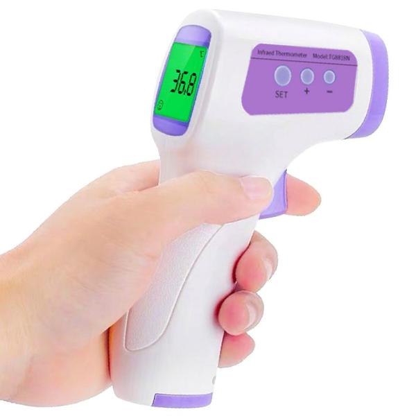 清潔で簡単に温度管理が可能な、非接触式の温度計です。【商品詳細】計測範囲：35-44℃計測精度：35-42℃±0.2℃(その他±0.3℃)電源：単4電池×2本(別売)使用環境：温度16-35℃、湿度85％以下重量：約130gサイズ：10×1...