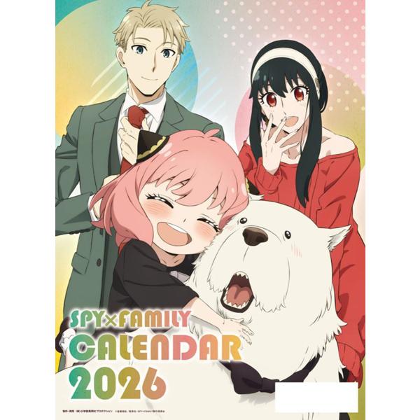 2026年カレンダー/SPY×FAMILY スパイファミリー【商品仕様】A2・7枚　【商品説明】TVアニメ『SPY×FAMILY』の2026年版カレンダーが登場!!イラストはすべて背景まで描きおろしの超豪華仕様！SPY×FAMILY発売日:...