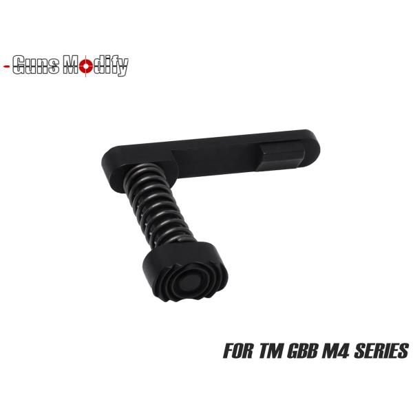 ★☆★ 5,500円以上ご購入で送料無料 ★☆★[ QPQ処理で高い耐摩耗性と耐食性を獲得 ]●商品名 ： Guns Modify MIM スチールマガジンキャッチ for TM GBB M4●商品番号 ： GM0520●ブランド ： GU...