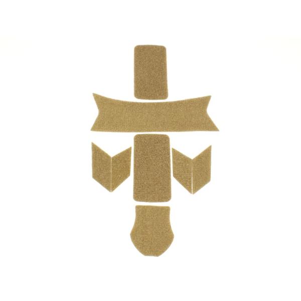 ★☆★ 5,500円以上ご購入で送料無料 ★☆★【OPS-CORE FAST対応 ヘルメットアクセサリーの固定に！】■商品名:FMA OPS-CORE FASTヘルメット用ベルクロステッカーキット DE■品番:H7730D■ブランド:FMA...