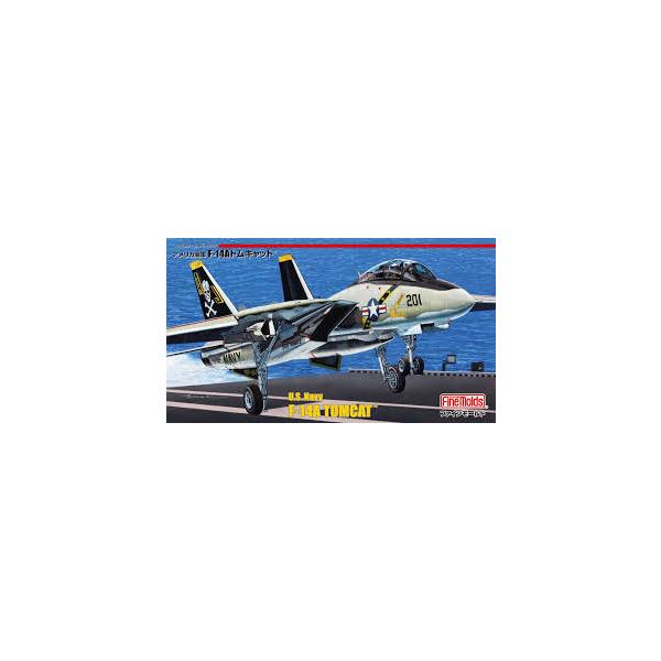 ファインモールド 1/72 スケール FF10 航空機アメリカ海軍 F-14A トムキャット ジョリーロジャース/サンダウナーズ (プラモデル)F-14トムキャット は、アメリカ海軍が1974年に空母へ配備した複座型・超音速・双発ジェット艦...