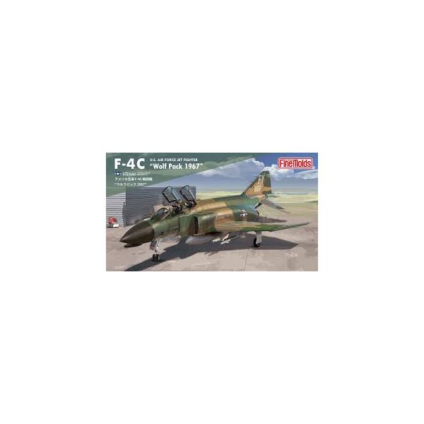 ファインモールド FF11 1/72 ジェット機シリーズ アメリカ F-4C 戦闘機 ウルフパック 1967 プラモデル FF11 (飛行機)第8戦術戦闘航空団(通称「ウルフパック」)は、ベトナム戦争初期の1965年12月より米空軍のベトナ...