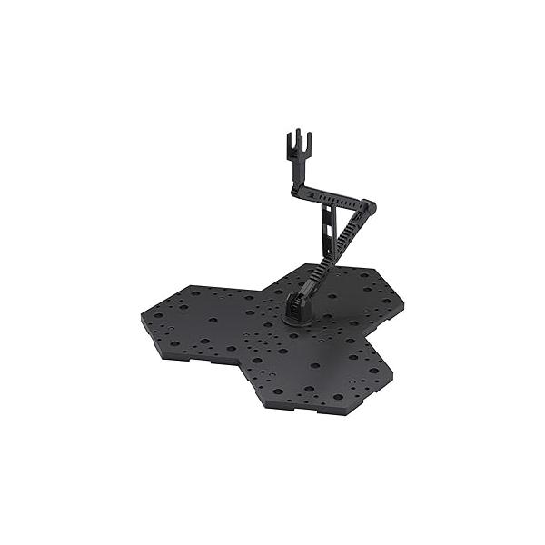 バンダイスピリッツ アクションベース4 ブラック●1/100スケールに最適な新アクションベースのセットがブラックカラーで登場！●支柱(長)と台座が3枚、豊富なジョイントパーツとサポートパーツが付属。●支柱の高さは細かな調整が可能。ロック機構...