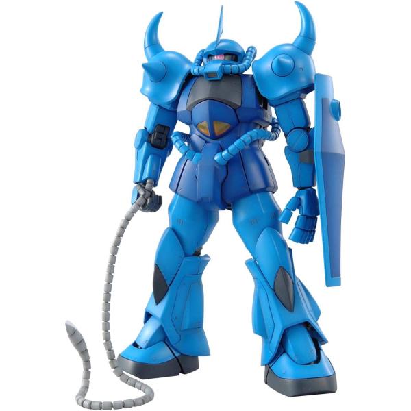 1/100 MG グフ ver.2.0(機動戦士ガンダム)改良強化新型グフ Ver.2.0で再び登場。サイドアーマーはフロントアーマーと連動し後方へスライド。ヒート・ロッドは球体ジョイントの連続で再現。節の毎に可動。1/100サイズのランバ...