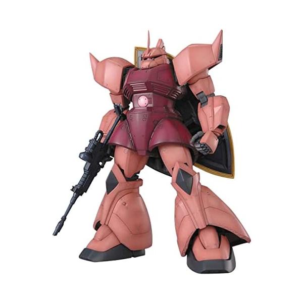 バンダイスピリッツ 1/100 MG シャア・アズナブル専用 ゲルググ Ver.2.0 (機動戦士ガンダム)　バンダイ　ガンプラMGシャア専用ゲルググのVer.2.0が登場! フレアスカートの裾部分が別パーツで着脱可能。インナーフレームへの...