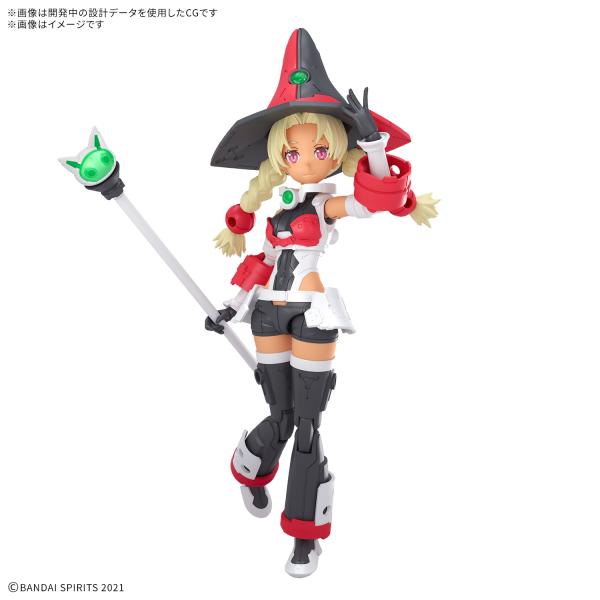 バンダイスピリッツ 30MS SIS-W00 マリカル[カラーC] 30 MINUTES SISTERS■フェイスパーツはタンポ印刷により3種の豊かな表情が付属。■帽子は着脱可能。本は開閉し、手に持たせることができる。■歯のパーツを分割して...