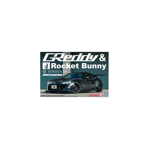 アオシマ ザ・チューンドカー No.02 ZN6 TOYOTA 86 `12 GREDDY&amp;ROCKET BUNNY VOLK RACING Ver. (トヨタ) プラモデル 模型●前後アンダースポイラー●前後フェンダー●リアウイン...