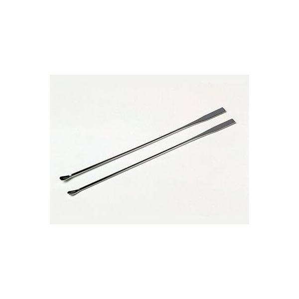 その他ツール No.17調色スティックPaint Stirrer (2 Pcs.)片方の先端が平らなヘラ状、もう一方が小さなスプーン形をした金属性のスティックです。長さ15cm。ヘラ状の先端を使ってビンの底までよくかきまぜられ、小さなスプー...