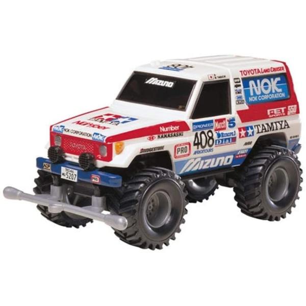 1/32 ミニ四駆シリーズ No.131/32 トヨタ ランドクルーザー（チームACP 1990年パリダカ仕様）Toyota Land Cruiser '90 Paris-Dakar【 サイズは小さくても、4WDならではの力強い走りが楽しめ...