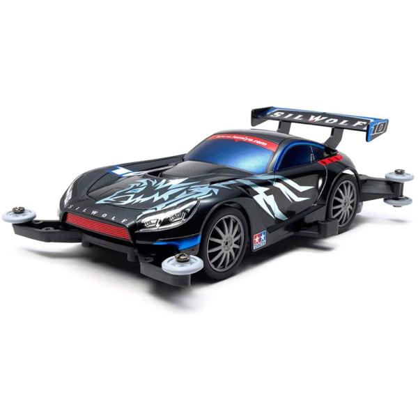 1/32 ミニ四駆PROシリーズ No.451/32 ジルボルフ（MAシャーシ）SILWOLF (MA CHASSIS)【 基本スペック 】 ●完成時の全長156mm ●全幅97mm ●全高45mm ●ダブルシャフトモーター付き ●組み立て...