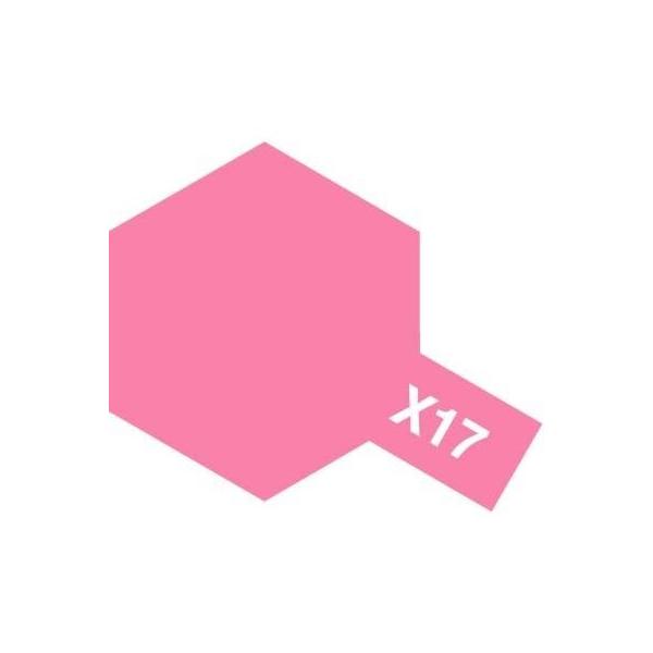 タミヤ アクリルミニ(光沢) X-17 ピンク 81517アクリル塗料ミニアクリルミニ X-17 ピンクACRYLIC PAINT MINI X-17 PINK水溶性アクリル樹脂を使った筆塗り、エアーブラシの吹き付け用の塗料です。なめらかな...